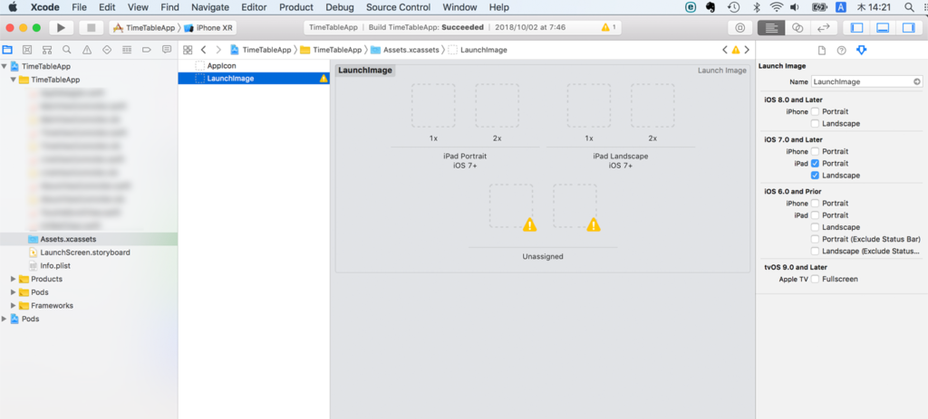 Xcodeのスプラッシュ画面（LaunchImage）の設定方法 | アプリ開発の覚書「魔人ツールズ」