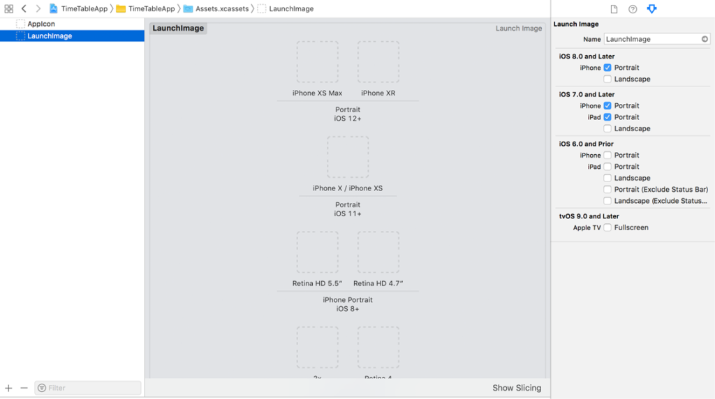 Xcodeのスプラッシュ画面（LaunchImage）の設定方法 | アプリ開発の覚書「魔人ツールズ」